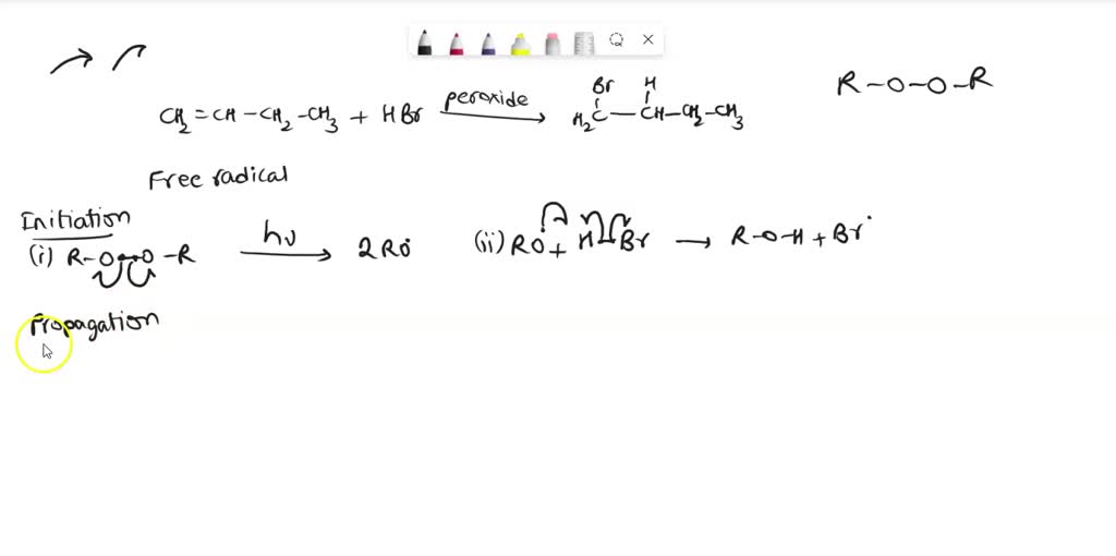 SOLVED: RADICAL MECHANISMS I understand the homolytic cleavage part but ...