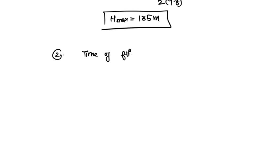 SOLVED: A projectile is launched at an angle of 30 above the horizontal ...