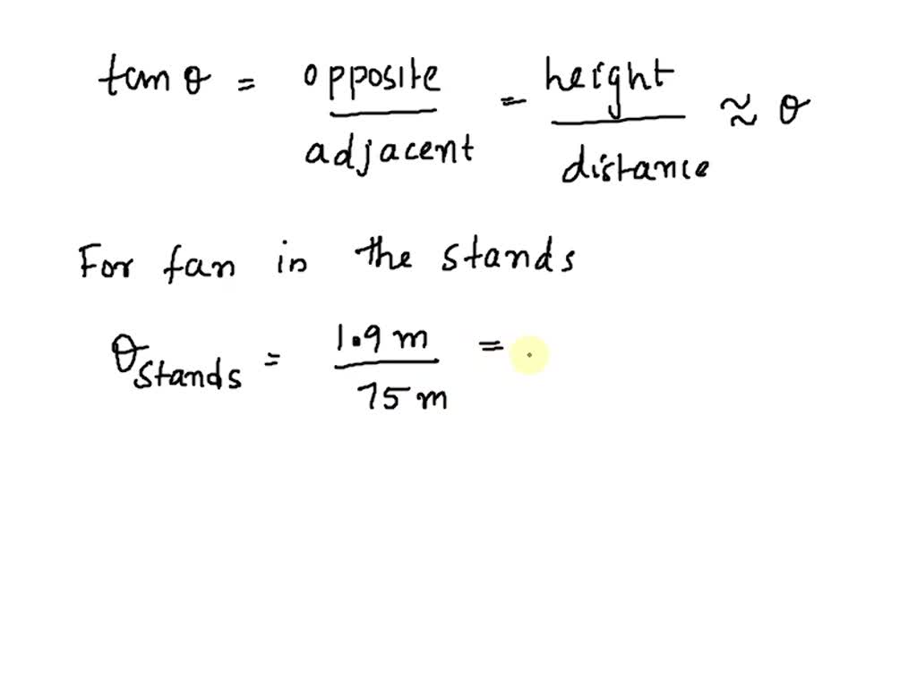 SOLVED: A spectator, seated in the left-field stands, is watching a ...