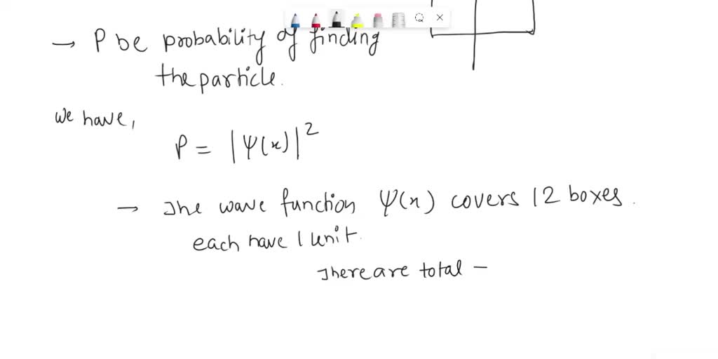 Solved Suppose That At A Given Time A Quantum Has The Unrealistic
