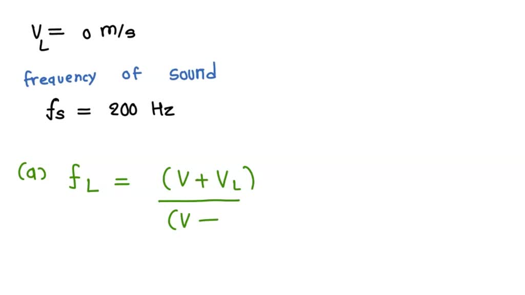 SOLVED: A sound source is moving at 80 m/s toward a stationary listener ...