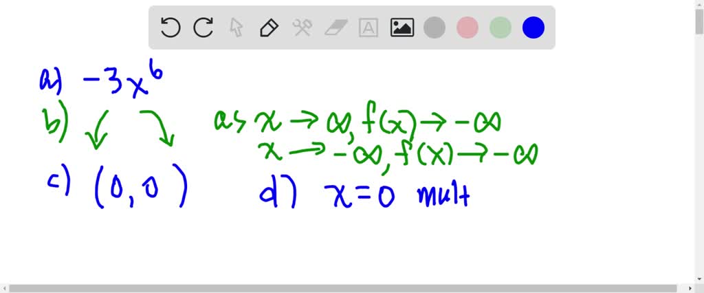 SOLVED: 2. The table below represents polynomial function. Complete the table and determine: [8 ...