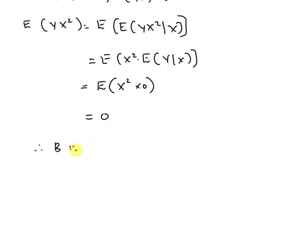 SOLVED: Text: X and Y are jointly normally distributed. Suppose for any ...