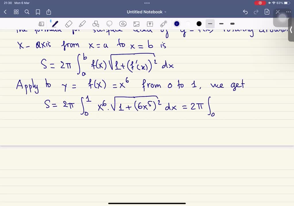 SOLVED: Set up, but do not evaluate, an integral for the area of the surface obtained by ...