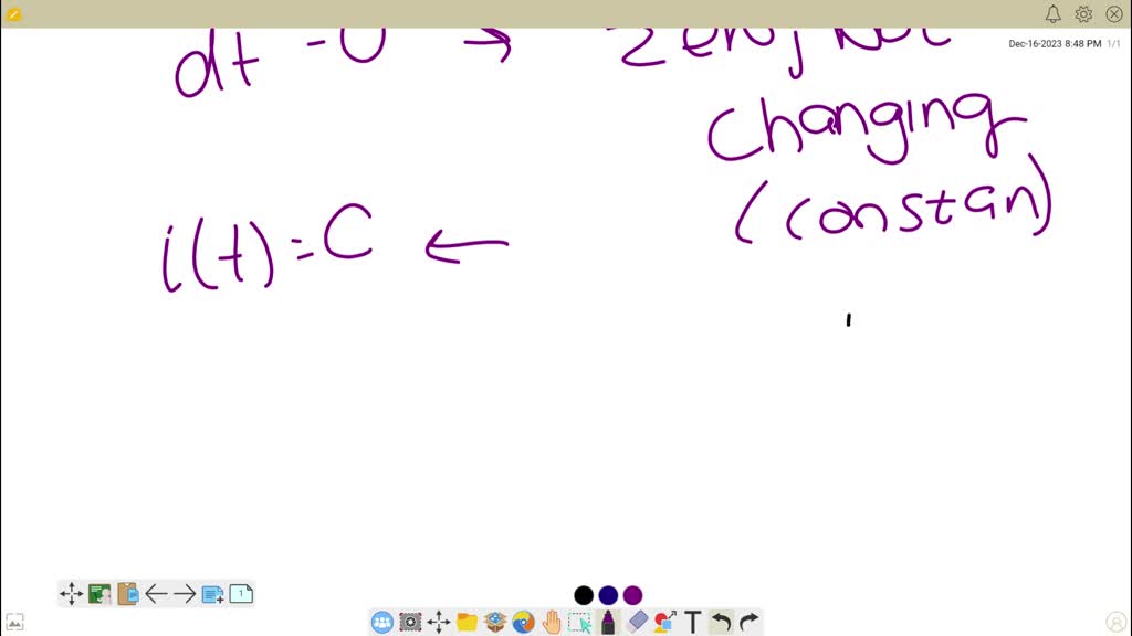 The differential equation for a circuit in which self-inductance and ...