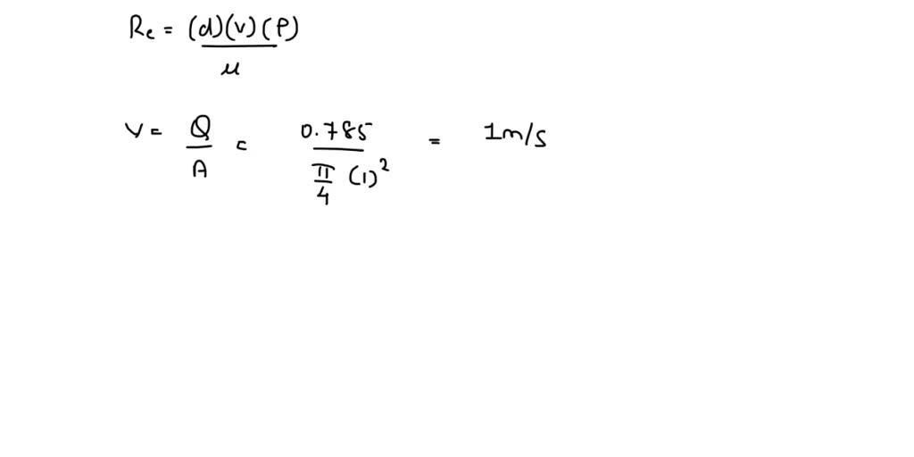 SOLVED: Q3. a Glycerine with a density of 1260 kg/m and a dynamic viscosity of 1.5 Ns/m flows ...