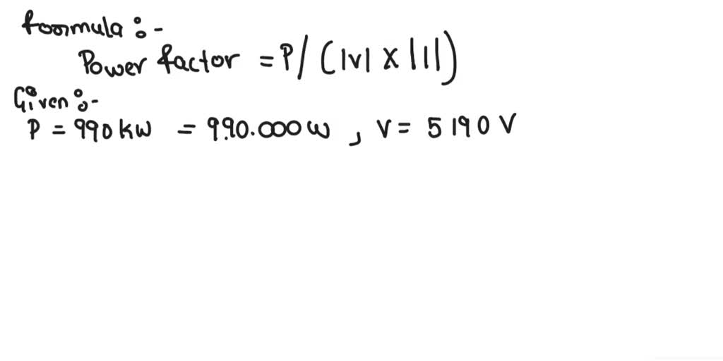 SOLVED: 6.11 The synchronous machine in Problem 6.9 is operated as a synchronous motor and it is ...