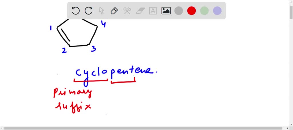 SOLVED: 13. Write the IUPAC name of the structure shown below: Do not use capital letters 14 ...