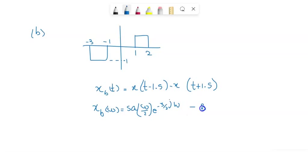 SOLVED: Using the superposition and time delay theorems and the known ...