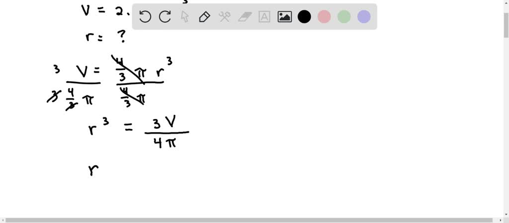 SOLVED: The volume of a marble is 2.00 cm3. Assuming the marble is a ...