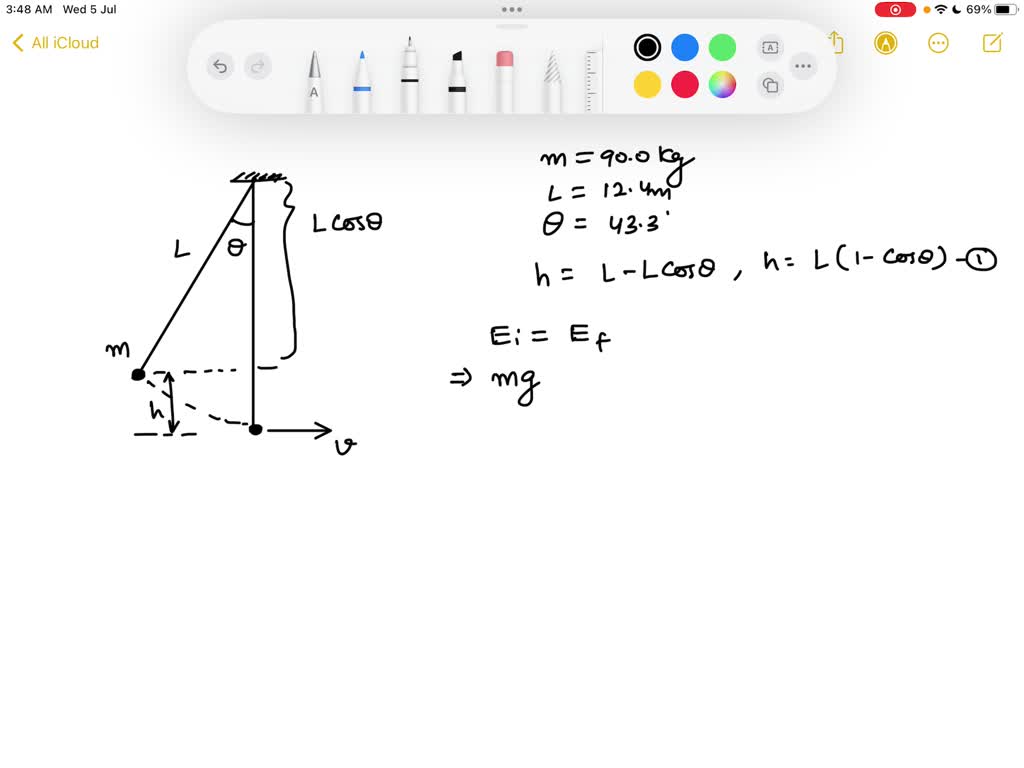 SOLVED: A metal sphere of mass 90.0 kg is held at rest at the end of a ...