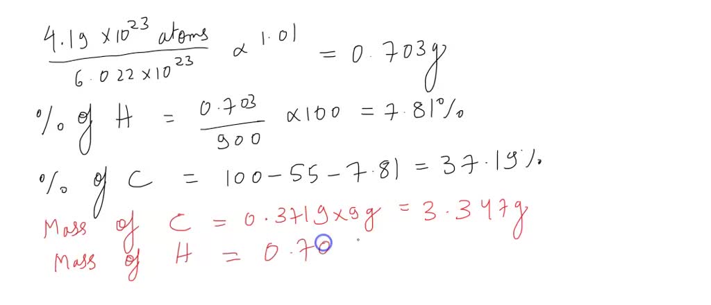 SOLVED: A compound made up of C, H, and Cl contains 55.0 percent Cl by ...