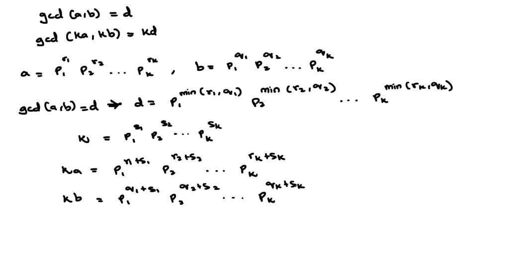SOLVED: 12.35. Let a and b be two integers, not both 0, where gcd(a, b ...