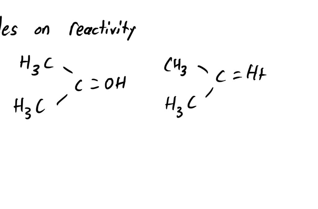 SOLVED: Rank the molecules in decreasing order of reactivity towards ...