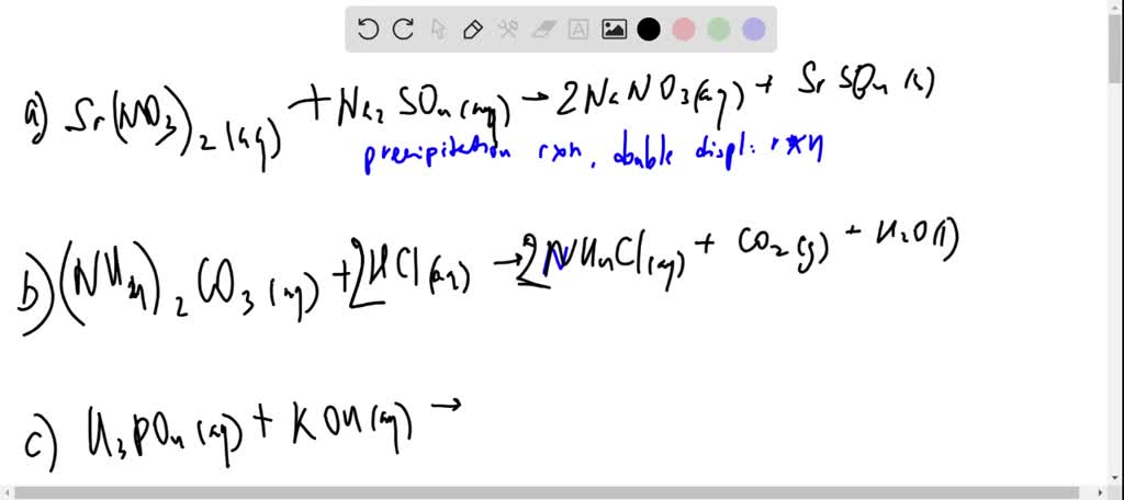 SOLVED: SINGLE AND DOUBLE DISPLACEMENT REACTIONS Table of Solubility of ...