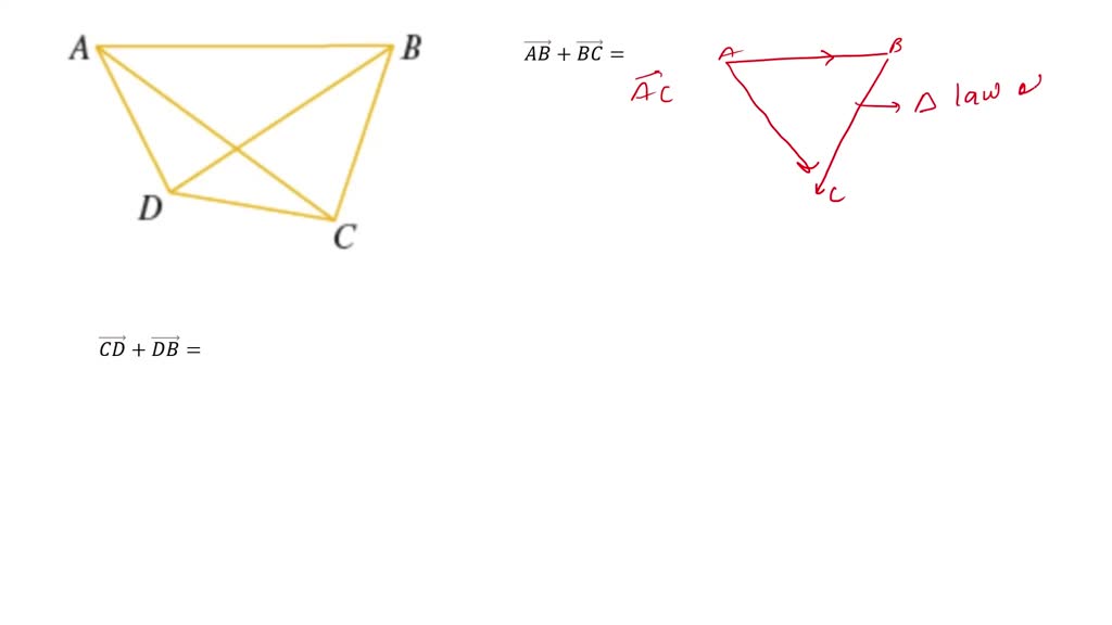 SOLVED: Vectors, I need help please. ABCD is a trapezium. AB = p A p B ...