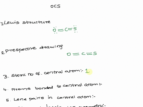 KrCl4 1. Lewis Structure 2. Perspective drawing 3. Steric...