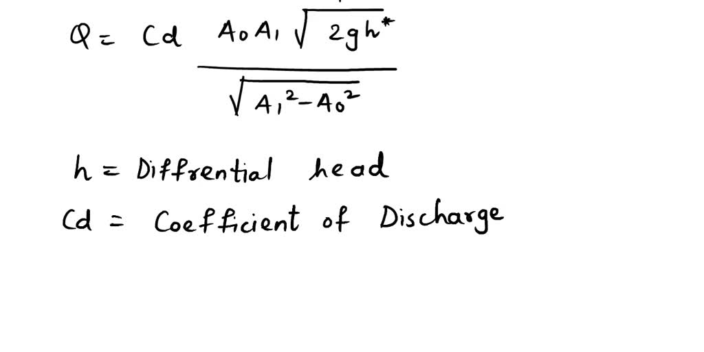 SOLVED: Explain the basic working principle of an Orifice type gas ...