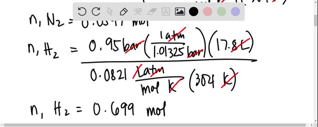 SOLVED: The Haber process is used to synthesize ammonia (NH3) on a ...