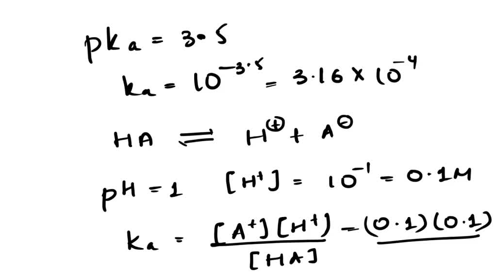 SOLVED: The following molecule has pKa 0f 4.5. Calculate the percentage ...