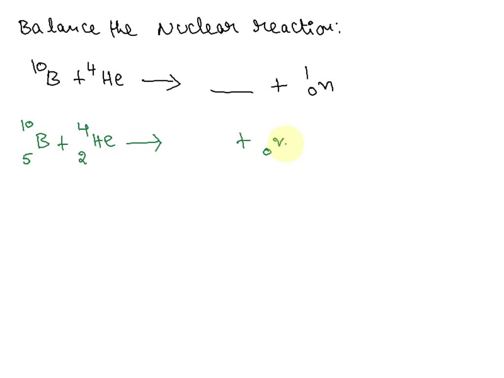 SOLVED: Balance the nuclear equation by giving the mass number, atomic ...