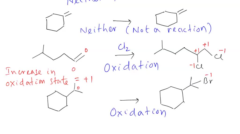 SOLVED: Consider the reaction shown below: What is the oxidation state ...