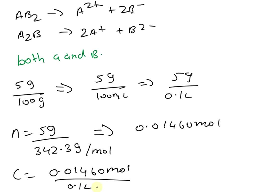 SOLVED: Please answer my question. The abnormal molecular mass of solute when Vant Hoff factor ...