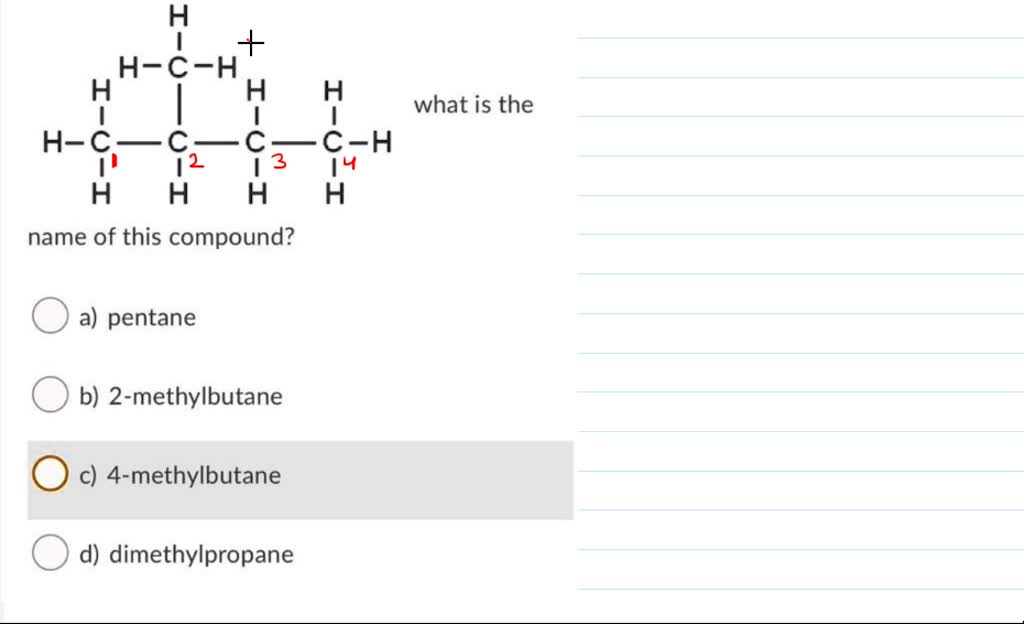 SOLVED:Question 15 Which one of the following is correct name for this ...