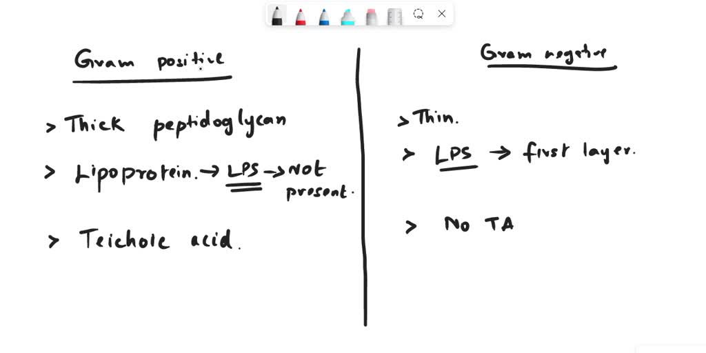 SOLVED: Compare and contrast the distribution of peptidoglycan and cell ...