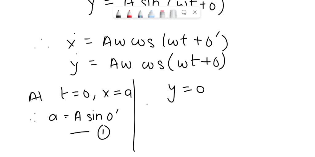 SOLVED: A particle of mass m moves in two dimensions under the ...