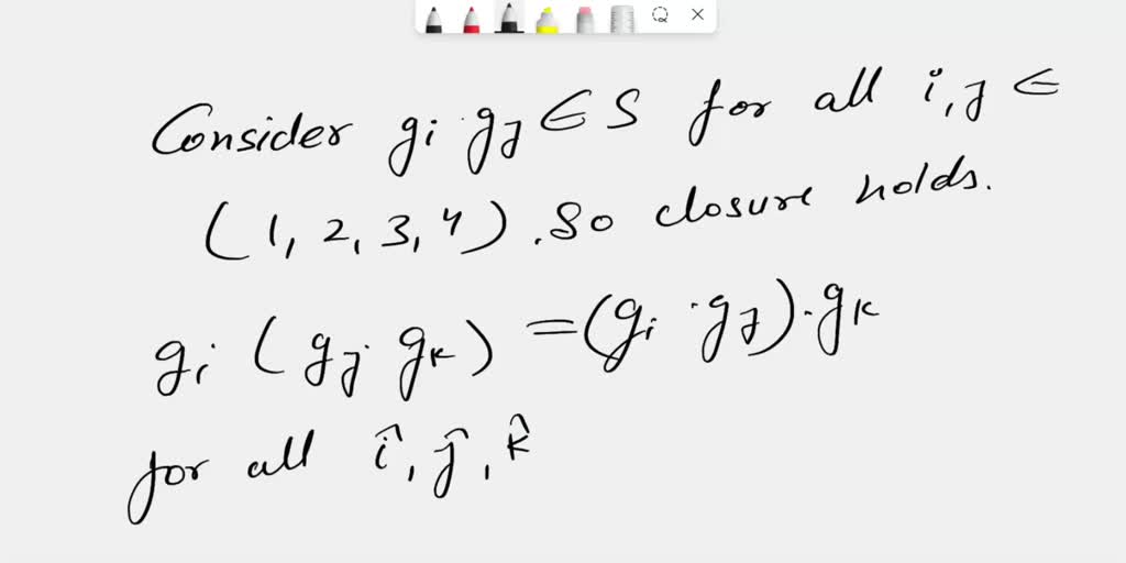 SOLVED: Write out the group tables for: Q8, D8 and Z/8Z
