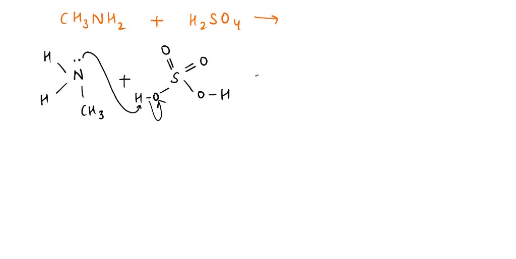 SOLVED: What products are formed when methylamine and sulfuric acid are ...