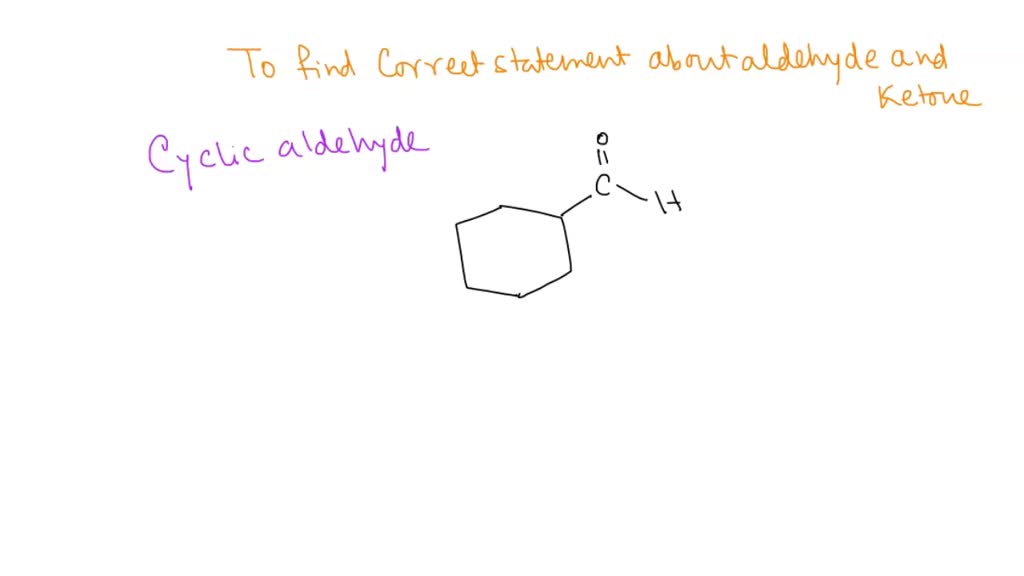 SOLVED: Which ofthe following statements concerning aldehydes and ... SOLVED: Which ofthe following statements concerning aldehydes and ...