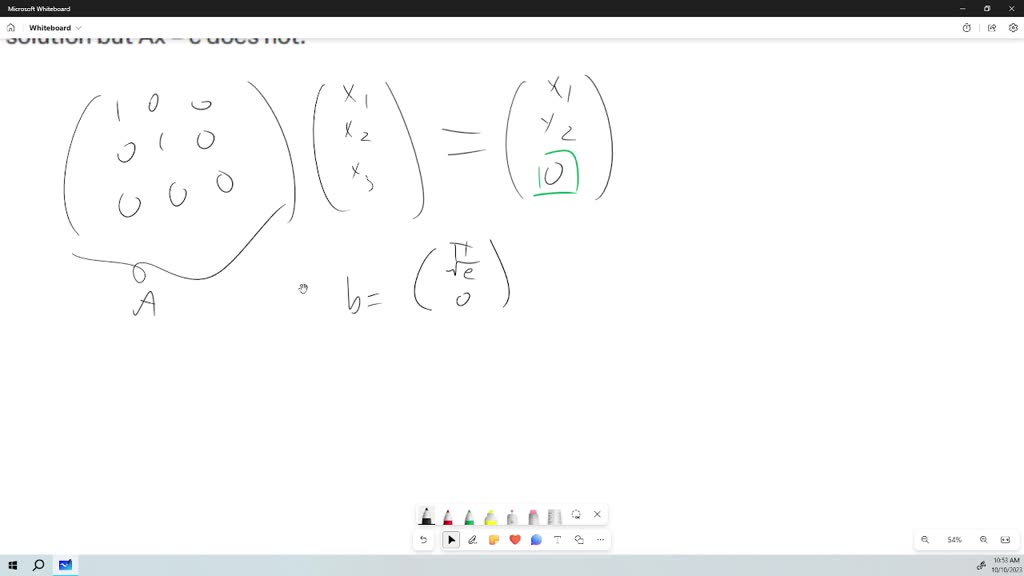 Solved 4 Construct A 3 × 3 Matrix A And Vectors B And C In R3 Such