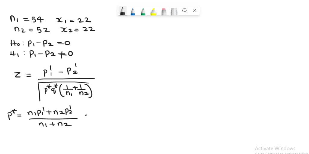 SOLVED: An A/B test is set up to determine whether two different ...