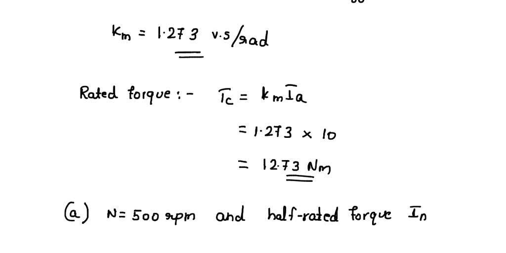 A 220 V, 1500 rpm, 10 A separately excited DC motor is fed from a ...