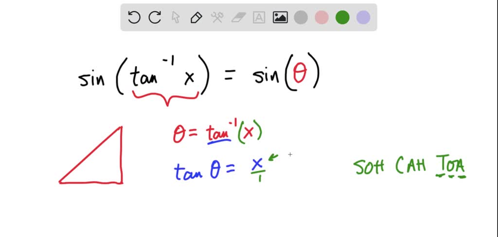 SOLVED: Rewrite the expression as an algebraic expression in x. sin(tan ... SOLVED: Rewrite the expression as an algebraic expression in x. sin(tan ...