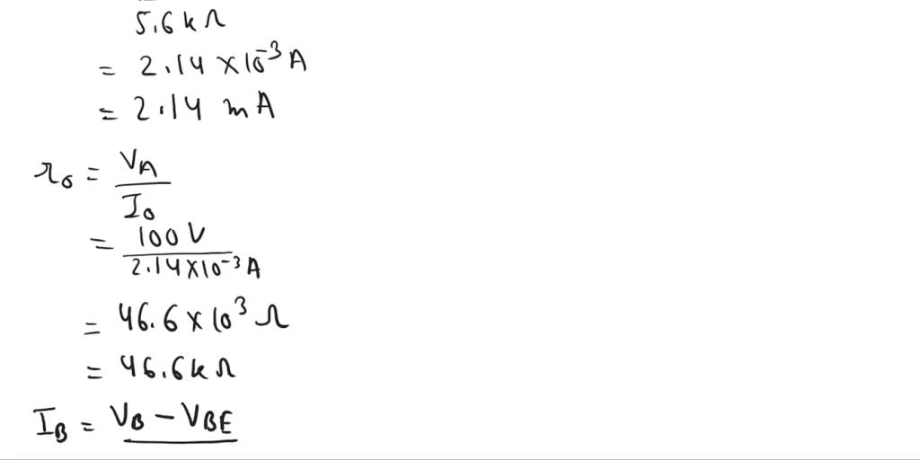 SOLVED: Texts: 1. For the adjacent Voltage Divider Bias (VDB) amplifier ...