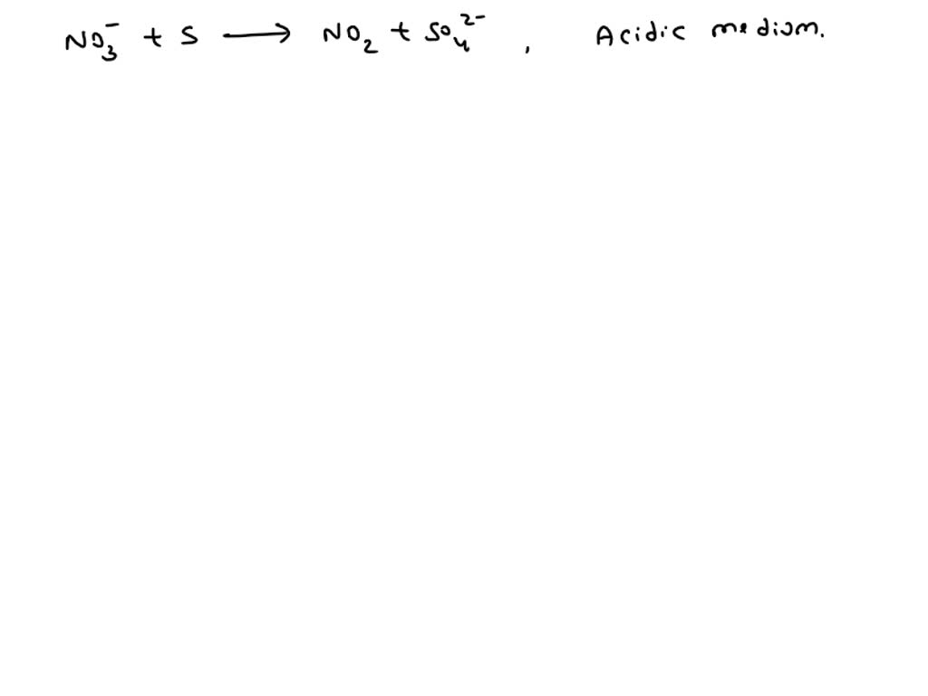 SOLVED: Balance the following oxidation-reduction reaction using the ...