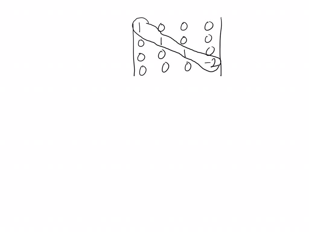 Solved Use Inspection To Find Without Calculating The Determinant 1 0 0 0 0 1 0 0 0 0 1 0 0