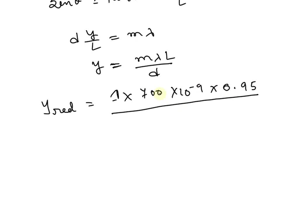 SOLVED: (Figure 1) shows the interference pattern produced by a 2-slit ...