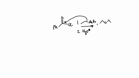 Draw the structures of the major organic products of the...