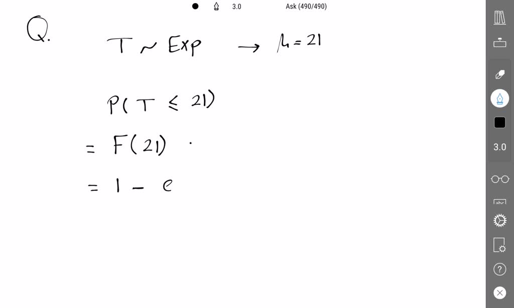 SOLVED: Question 9 0 / 1 pts Assume T is a random variable representing ... SOLVED: Question 9 0 / 1 pts Assume T is a random variable representing ...