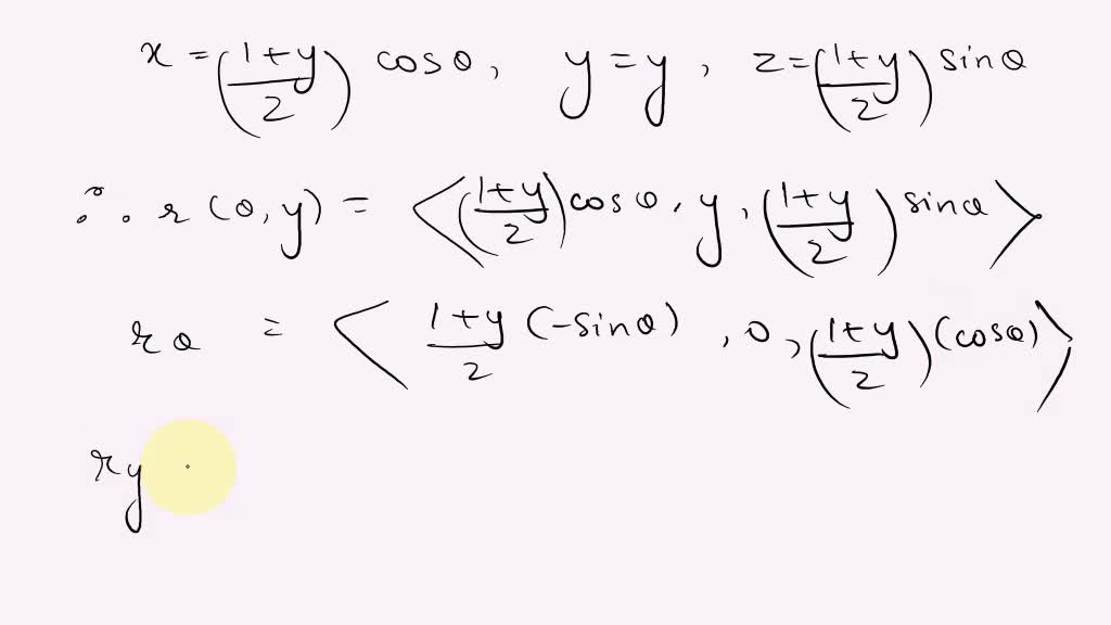 SOLVED: 'Consider the surface S given by 4x2 + 4z2 = (1 y)?, 0