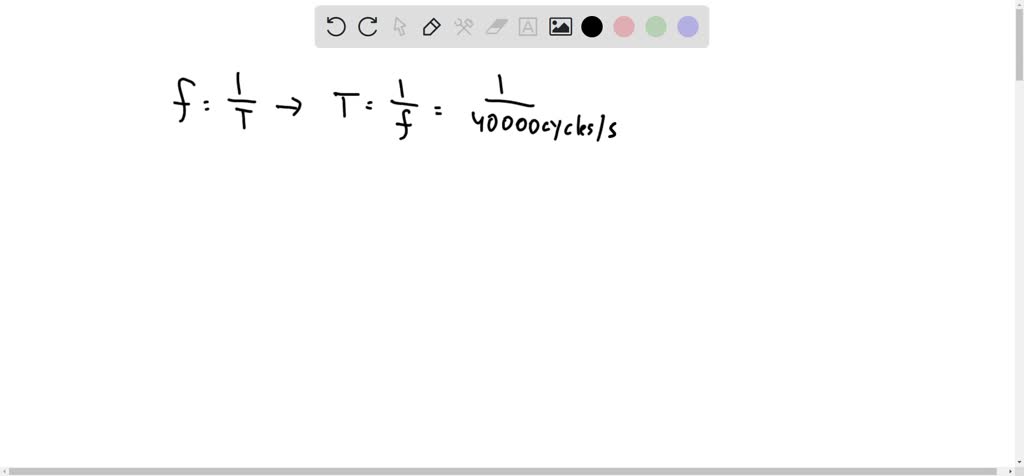 SOLVED: Problem 3)A sine wave goes through 5 cycles in 10 milliseconds. What is its period?