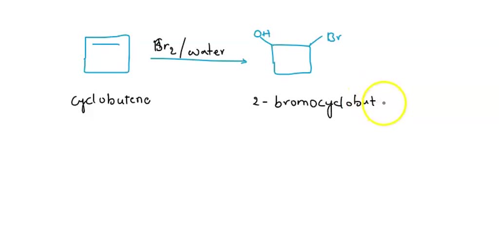 SOLVED: What is the major product of the reaction between cyclobutene ...