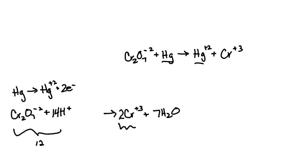 SOLVED: Balance the redox reaction in basic solution using the half ...