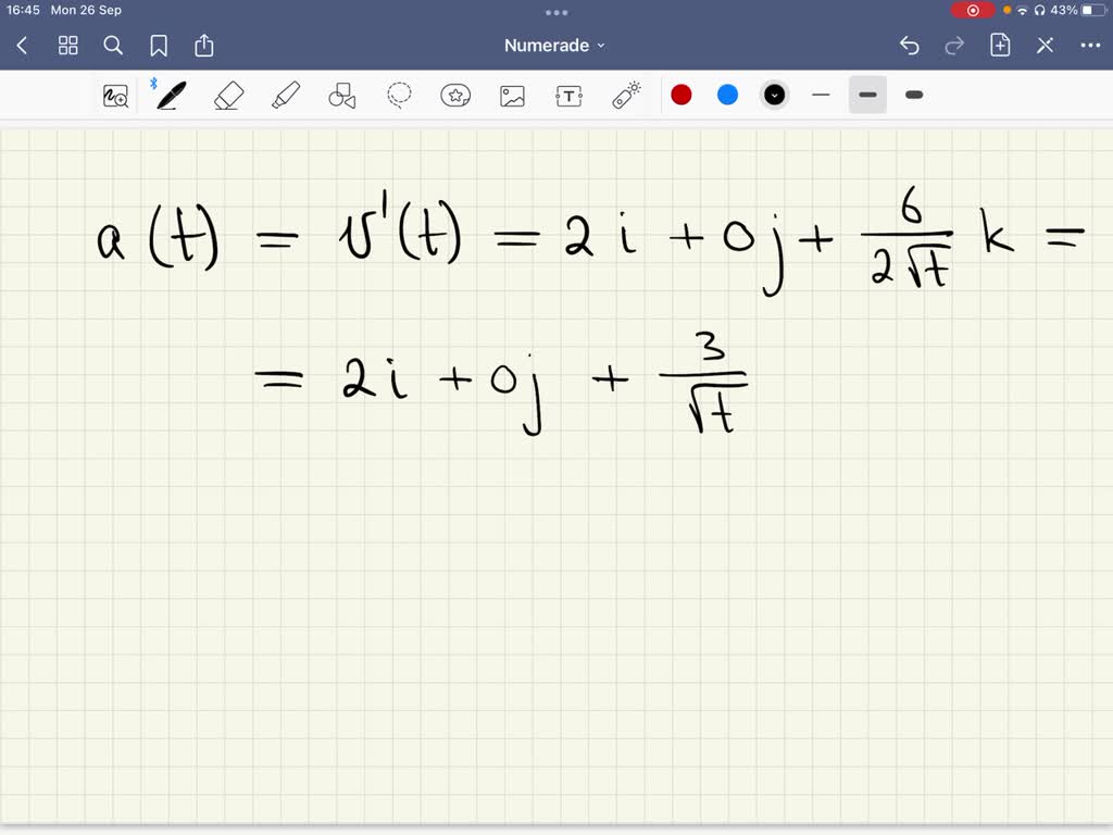 SOLVED: The position vector r describes the path of an object moving in ...