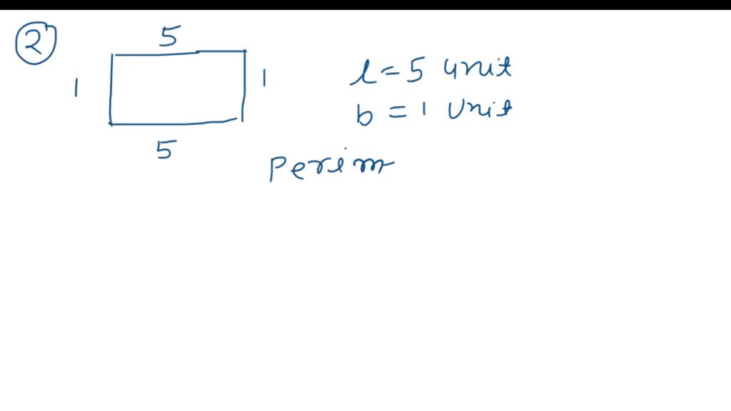 SOLVED: Draw three shapes that each have perimeter 12 units but ...