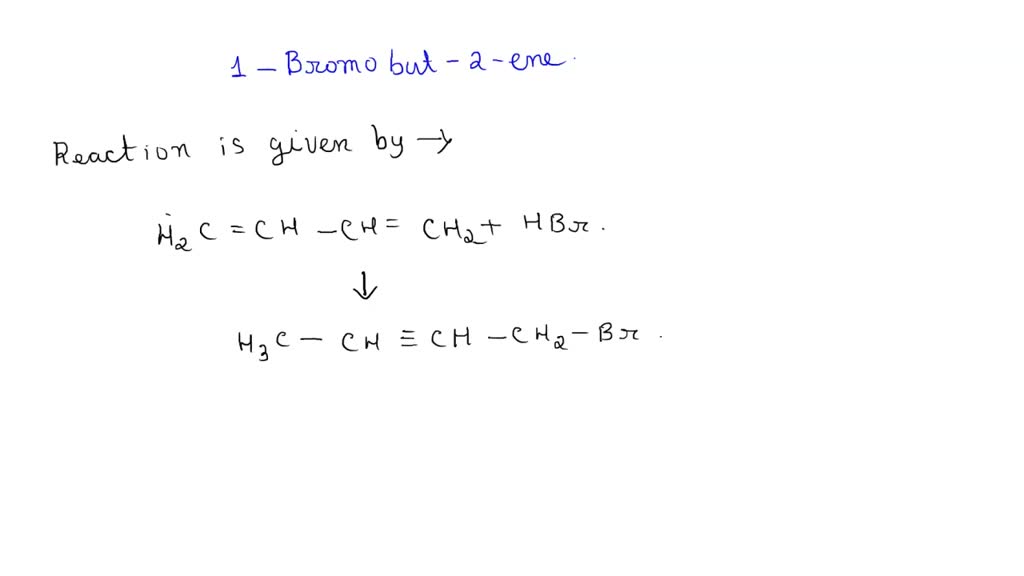 SOLVED: What compound results from the 1,4-addition of one equivalent of HBr to 1,3-butadiene ...
